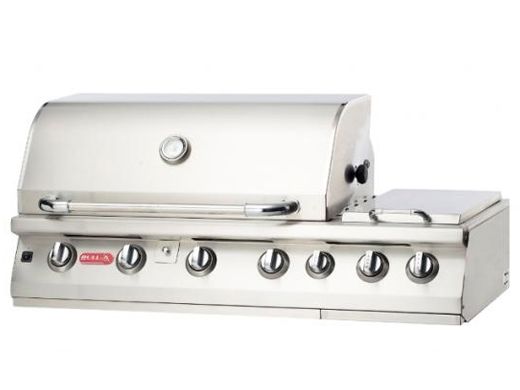 Bull Barbecue 7-Burner Stainless Steel Built-In Natural Gas Grill with ...