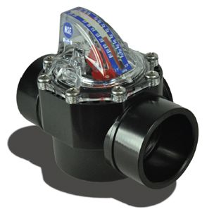 H2Flow FlowVis® Flow Meter Check Valve Complete with Valve Body 2"x2.5 ...