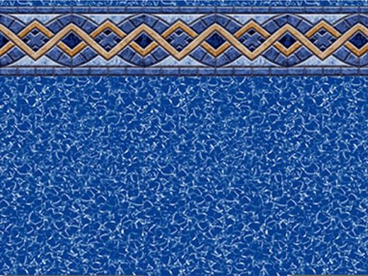 18' Round Liberty Pattern Above Ground Pool Liner | Uni-Bead | Heavy ...