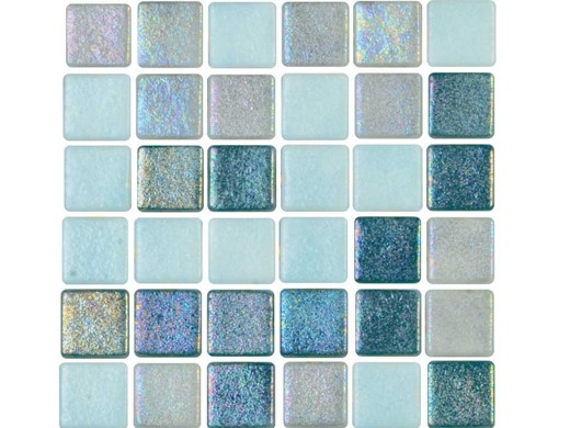 National Pool Tile Tribeca 1x1 Glass Tile | Light Marine Non Skid | TRI ...