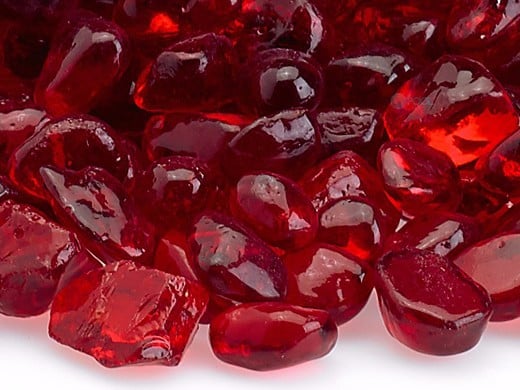 American Fireglass Red Eco Glass Beads 10 LB ECO-RED-J | Pool Supply ...