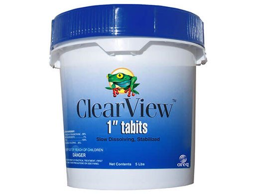 ClearView 1" Tablets Slow Dissolving Chlorine Tabs | 50 LB | CVTS050 ...