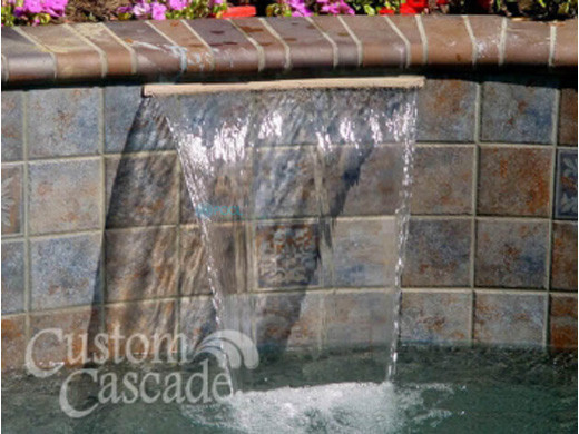 Custom Cascades 12" Waterfall | 1.5" Lip | Bottom Feed | Tan | 1000-12T ...