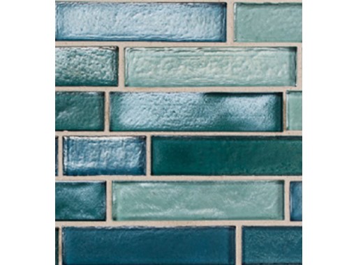 National Pool Tile Aquascapes Interlocking Glass Tile | Aquamarine ...