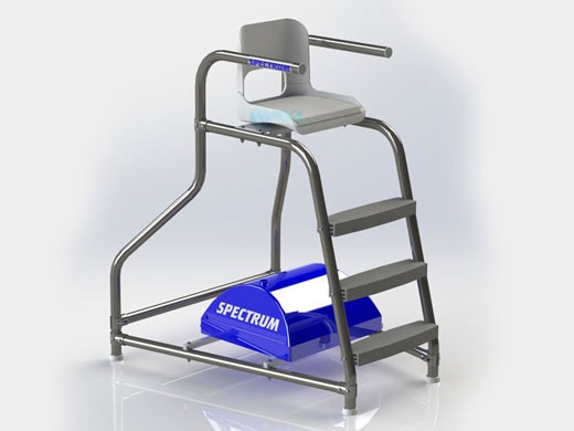 Spectrum Aquatics Marshall 4' Portable Lifeguard Chair | 20110 | Pool ...