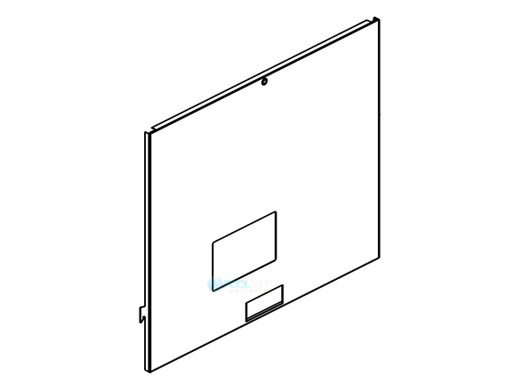 Raypak Jacket Upper Front Panel for Touchscreen | 016197F | Pool Supply ...