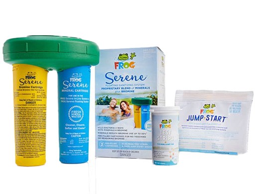 King Technology FROG Serene@ Spa Sanitizer Floating System | Up to 600 ...