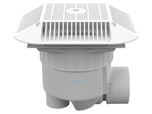 AquaStar 14" Square Anti-Entrapment Suction Outlet Cover with 3" Socket ...