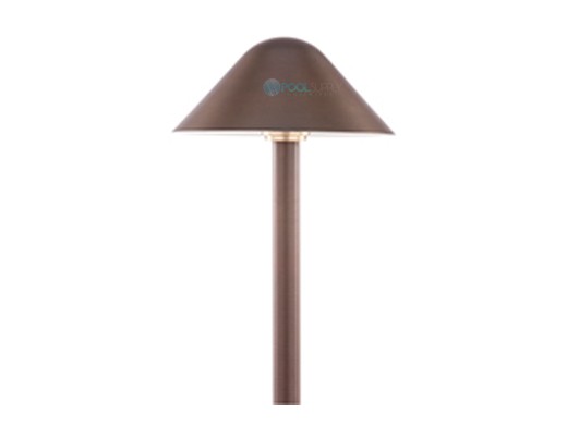 Sollos Modern Hat LED Path Light Fixture | 7" Hat 15" Stem | Natural ...