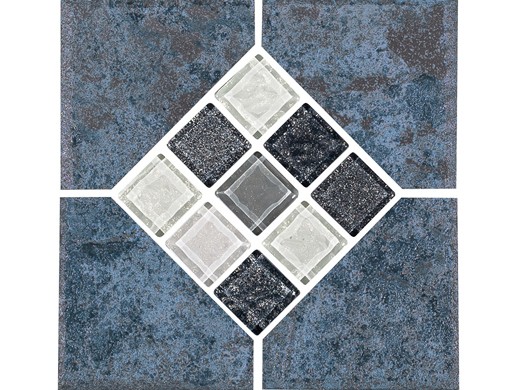 National Pool Tile Verona 6x6 Series | Tondela Blue Deco | VR681 DECO ...