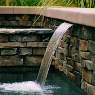Custom Cascades 60" Waterfall Standard Lip Gray | 1000-60 | Pool Supply ...
