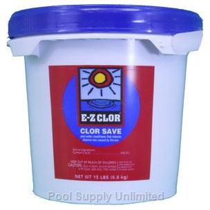 E-Z CLOR Granular Water Conditioner | 15lb | 12000543 | Pool Supply ...