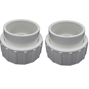 Jacuzzi Pump Unions S2UN 2" Slip | Set of 2 | 31150109R2 | Pool Supply ...