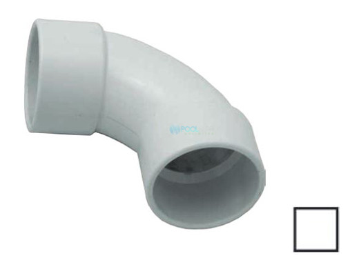 AquaStar 90 Degree Sweep Ells 1-1/2" Socket x 1-1/2" Socket | White ...