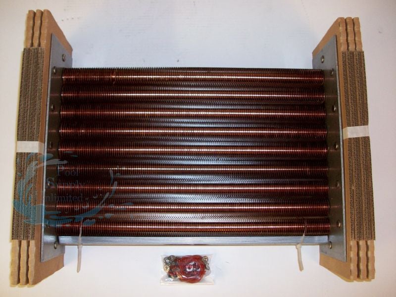 Raypak Heat Exchanger Tube Bundle Copper 336 337 Polymer Header Heaters ...