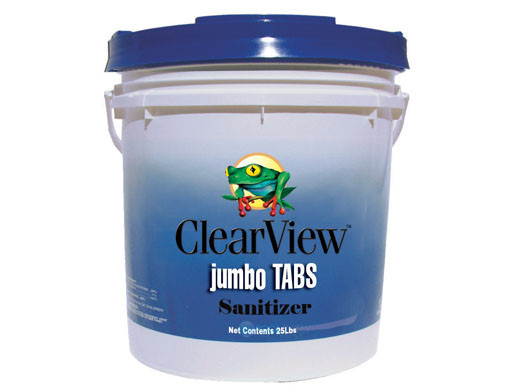 ClearView 3" Jumbo Unwrapped Chlorine Tabs | 25 LB | CVTL025U | Pool ...