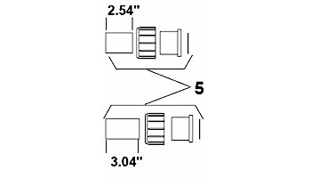 Jandy Pre-Plumbed Kit with Unions | For 8034 only valve | R0414000 ...