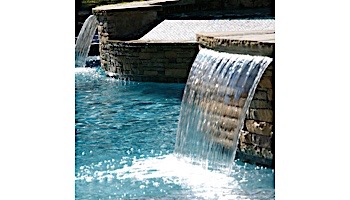 Hayward Sheer 500 Waterfall 2' x 6" Lip Clear | Rear Feed | WFS524R6 ...