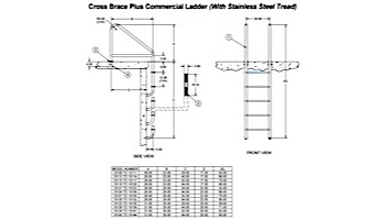 SR Smith 5-Step Standard Cross Brace Plus Commercial Ladder With ...