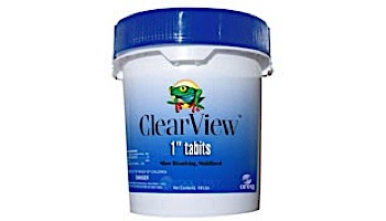 ClearView 1" Tablets Slow Dissolving Chlorine Tabs | 5 LB | CVTS005 ...
