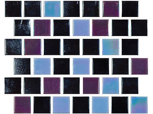 National Pool Tile Reflections 1x1 Glass Tile |Onyx Moon|201-032 | Pool ...