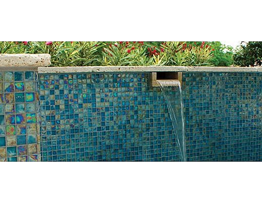 National Pool Tile Arctic 1x1 Glass Pool Tile | Lagoon |AT083 | Pool ...