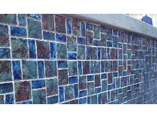 Fujiwa Tile Legacy Random Block Series | Blue Brown Mix | Legacy-97 ...