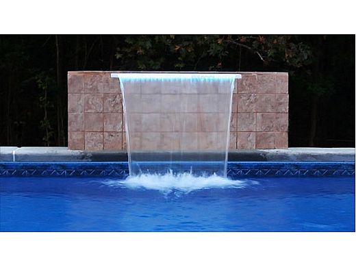 Brilliant Wonders 12" LED Waterfall Back Port | 25677-130-000 | Pool ...
