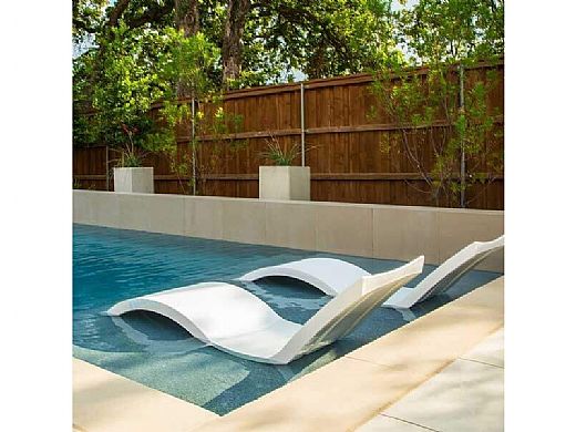 Ledge Lounger In-Pool Chaise - Sandstone | Pool Supply Unlimited