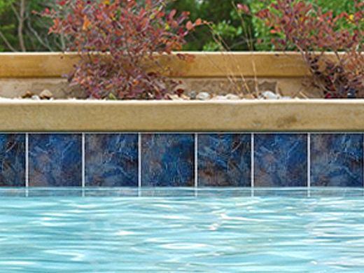 National Pool Tile Blue Seas 6x6 Series | Rustic Blue | SEA-RUSTIC ...