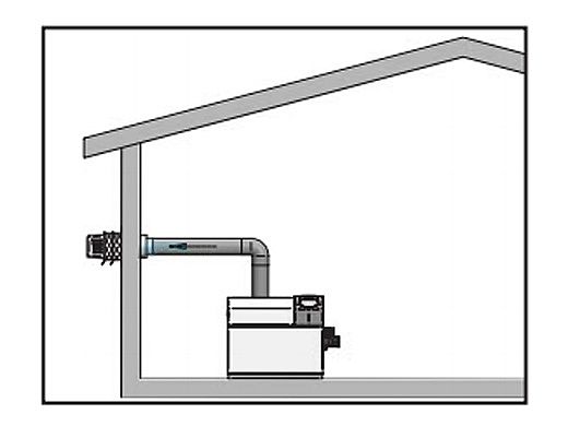 Lochinvar Powered Sidewall 302 Vent Kit | SVK3062 | Pool Supply Unlimited