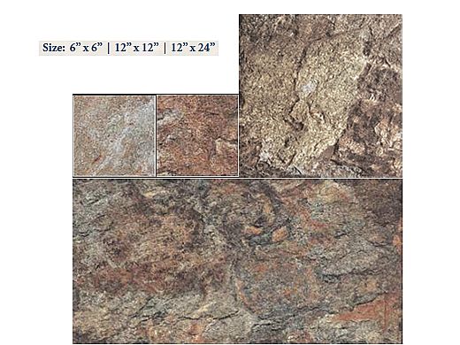 National Pool Tile Firestone 12X24 Series | Multi Color | FRST ...