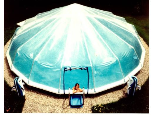 Fabrico Sun Dome All Vinyl Pool Dome for Doughboy & CaliMar® Above ...