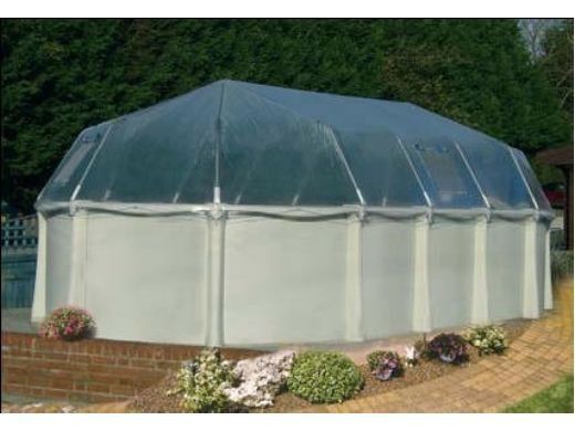 Fabrico Sun Dome All Vinyl Pool Dome for Doughboy & CaliMar® Above ...
