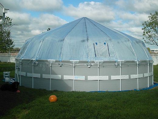 24' Fabrico Sun Dome - Above Ground Pools | Pool Supply Unlimited