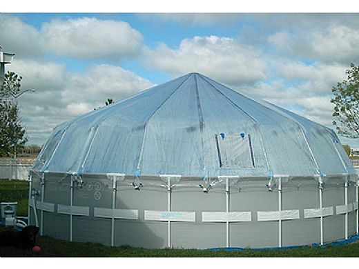 Fabrico Sun Dome All Vinyl Dome for Soft Sided Above Ground Pools | 14 ...
