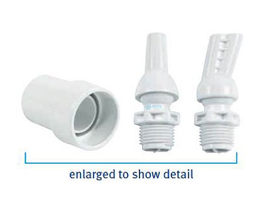 AquaStar Wall/Deck Spouts | Tan | WJ108 | Pool Supply Unlimited