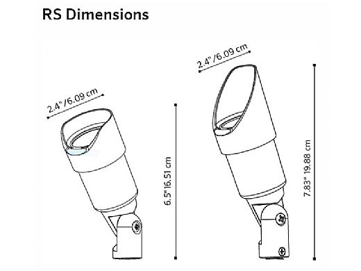 FX Luminaire RS LED Up Light | 20W | Bronze Metallic | RSLED20WFLBZ ...