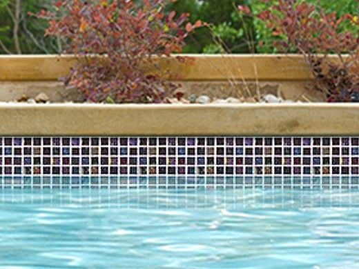 National Pool Tile Equinox 1x1 Glass Tile | Multicolor | EQX-AURORA ...