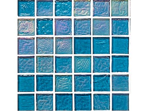 National Pool Tile Sea Ice Series 1x1 Glass Tile| Lagoon | ICE-LAGOON ...