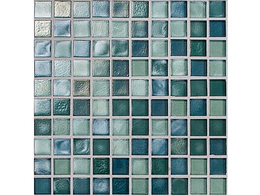 National Pool Tile Boutique Oceanside Mini Blend Glass Tile ...
