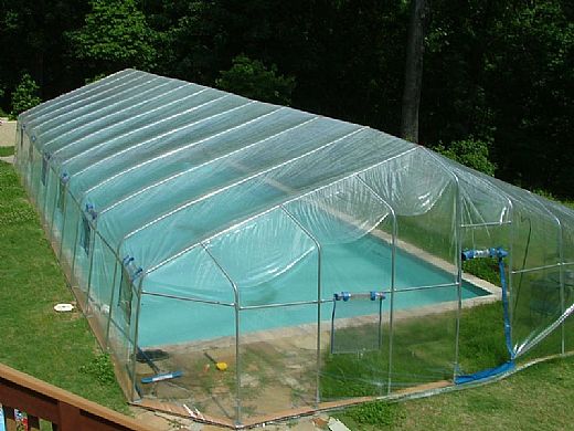 Fabrico Sun Dome All Vinyl Dome for InGround Pools | 24' x 54' | 211555 ...