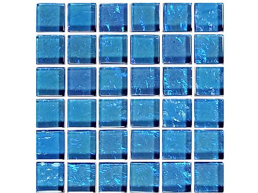 Artistry In Mosaics Galaxy Series Blue | 1" x 1" | GG82323B17 | Pool ...