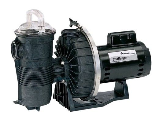 Pentair Challenger 1HP High Pressure Energy Efficient 3-Phase Pool Pump ...
