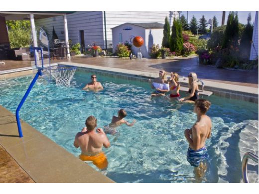 Global Pool Products 18" Regulation Basketball Game Set | Copper Vein ...