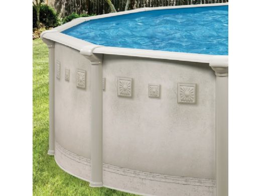 Millenium 15' Round Above Ground Pool with Standard Package | 52" Wall ...