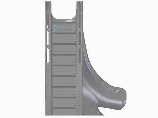 Global Pool Products Tidal Wave Slide with LED Light | Right Turn ...