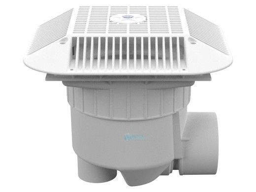 AquaStar 14" Square Anti-Entrapment Suction Outlet Cover with 3" Socket ...