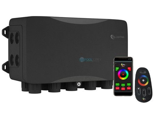 PAL Lighting Multi-Color Dual Zone Remote + Wi-Fi Control Transformer ...