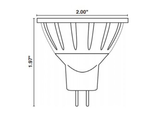 Sollos ProLED MR16 Black Series LED Lamp | Narrow Flood | 15V ...